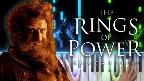 Khazad dûm Lord of the Rings The Rings of Power Piano Tutorial