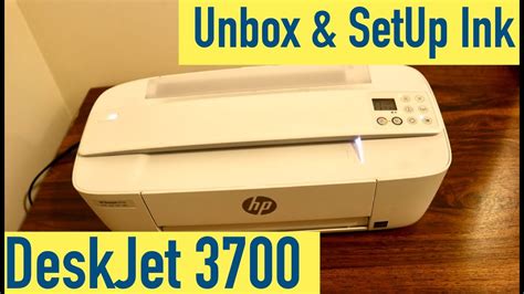 Unbox Install Setup Ink Cartridges In HP Deskjet 3700 All In One