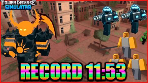 Molten Mode Speedrun Tower Defense Simulator YouTube