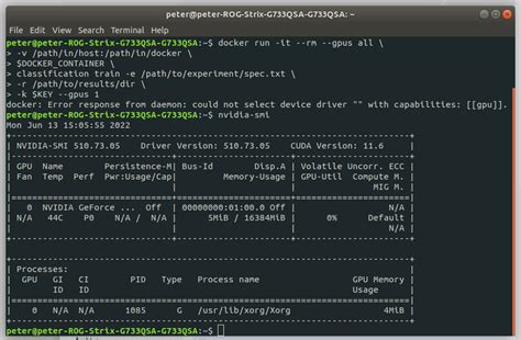 Tao Toolkit Docker Error Response From Daemon Could Not Select Device