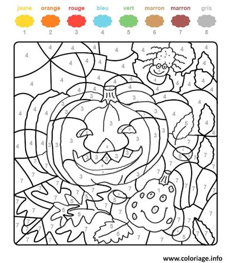 Coloriage Citrouille Magique Pour Feter Halloween Jecolorie