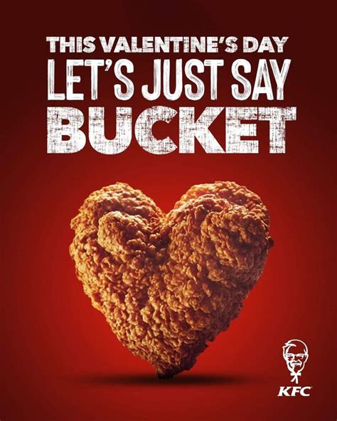 Kfc San Valentín Kfc Valentines Activities Let It Be Sayings
