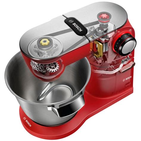 Bosch Home OptiMUM MUM9A66R00 Küchenmaschine rot silber
