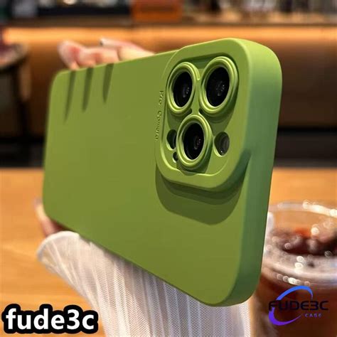 Capa De Silicone Líquido De Luxo iPhone Proteção De Câmera Da Lente