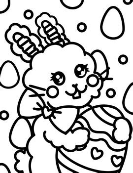 Easter Bunny Coloring Sheet By Artwithmissko TPT