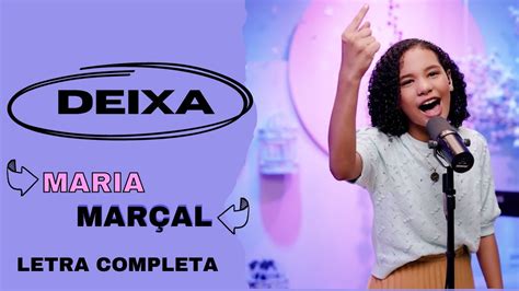 Maria Mar Al Deixa Letra Youtube
