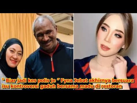 Fyna Jebat Akhirnya Bersuara Isu Kontr0versi Gaduh Bersama Madu Di
