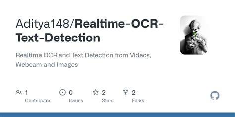 GitHub Aditya148 Realtime OCR Text Detection Realtime OCR And Text