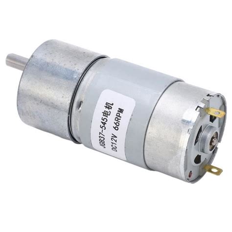 EJ Life Moteur Engrenage DC Anti Choc Acier Alliage 66 Trs Min