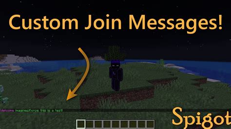 How To Add Custom Join Messages To Your Minecraft Server Spigot