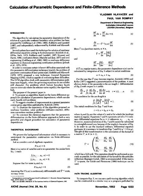 pdf calculation of parametric dependence and finite difference methods dokumen tips