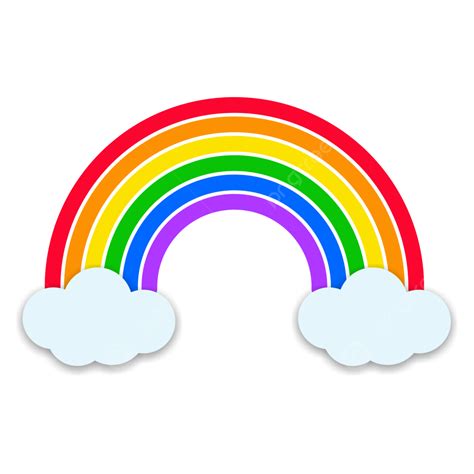 Arcoiris Y Nubes Png Dibujos Rainbow Art Barra De Arcoiris Icono De