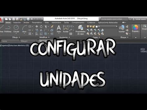 COMO CONFIGURAR UNIDADES DE DIBUJO AUTOCAD DESDE CERO YouTube