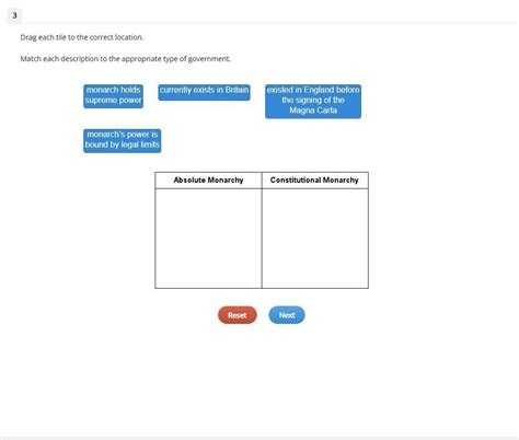 Drag Each Tile To The Correct Location Match Each Description To The