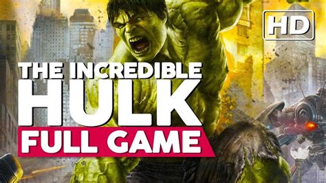 The Incredible Hulk Full Gameplay Walkthrough Ps Hd No Commentary