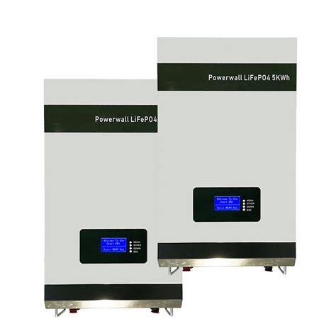 Wall 5kwh Lifepo4 Battery 48v 100ah Lithium Ion Batteries With Bms