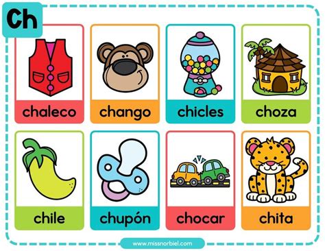 Palabras Con La Ch Para Ni Os S Labas Cha Che Chi Cho Chu In