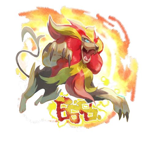 Pyroar And Pyroar Pokemon Drawn By E Volution Danbooru