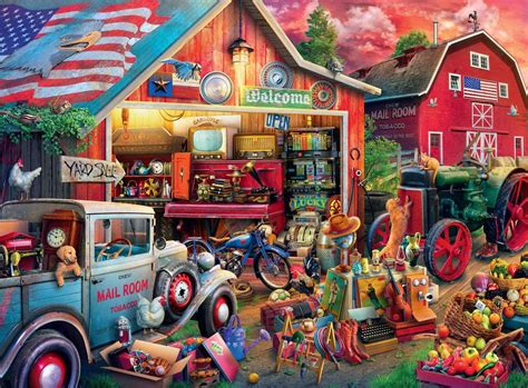 Życie na wsi zabytkowa stodoła puzzle online