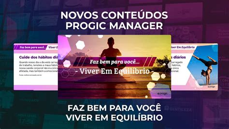 Faz Bem Pra Você Viver em Equilíbrio Conteúdos TV Corporativa Progic