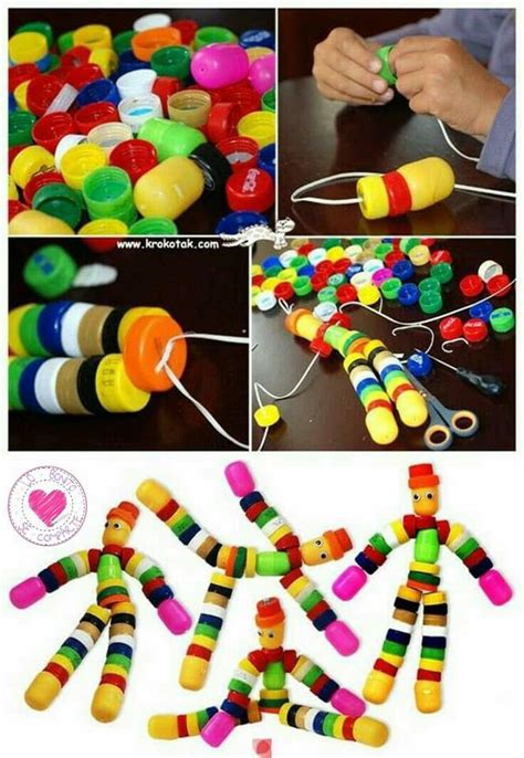 25 créations sympas à faire avec des bouchons en plastiques