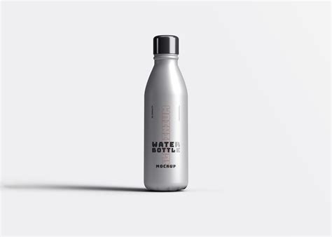 Aluminum Water Bottle Mockup Mockup World