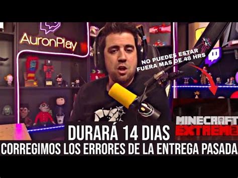 Auron CONFIRMA la Fecha de INICIO para Minecraft Extremo así como sus