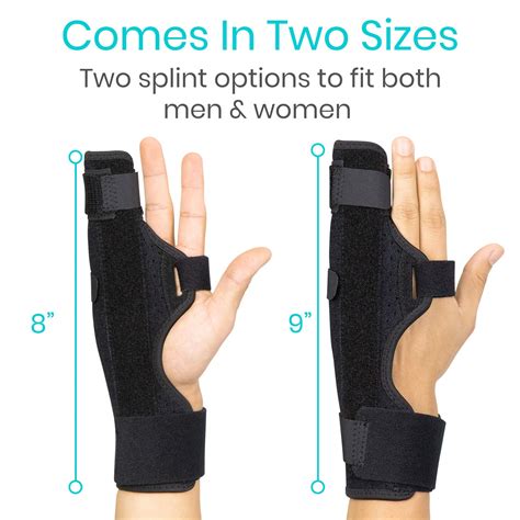 Vive Boxer Finger Splint Supports Pinky Ring Middle Metacarpals And