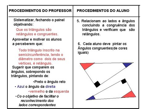 RELAES MTRICAS NO TRI NGULO RET NGULO Professora