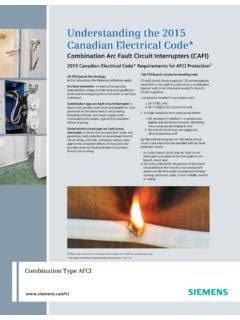 Combination Arc Fault Circuit Interrupters CAFI Combination Arc