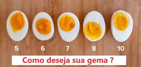 Como fazer ovo cozido gema mole Receita de Vovó