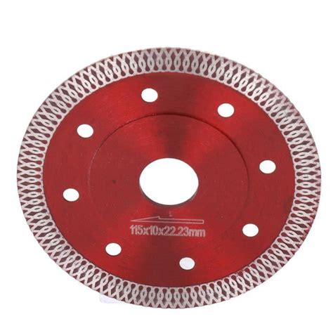 HURRISE Lame de carrelage Lame de scie diamantée 115 mm Outil de roue