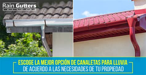 Cu Les Son Los Mejores Tipos De Canaletas Para Lluvia