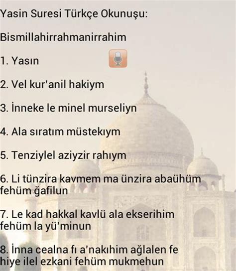 Yasin Suresi Latince Okunuşu ve Anlamı