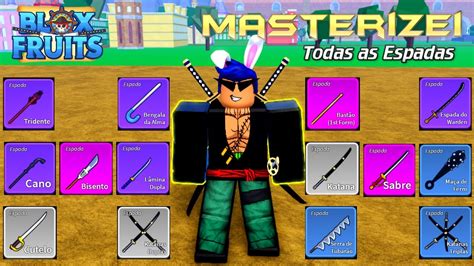 MASTERIZEI TODAS AS ESPADAS DO SEA 1 EM UM UNICO VIDEO NO BLOX FRUITS
