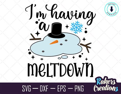 I M Having A Meltdown SVG Meltdown Christmas Svg Funny Christmas Svg