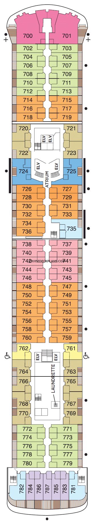 Seven Seas Voyager Deck Plans Layouts Pictures Videos