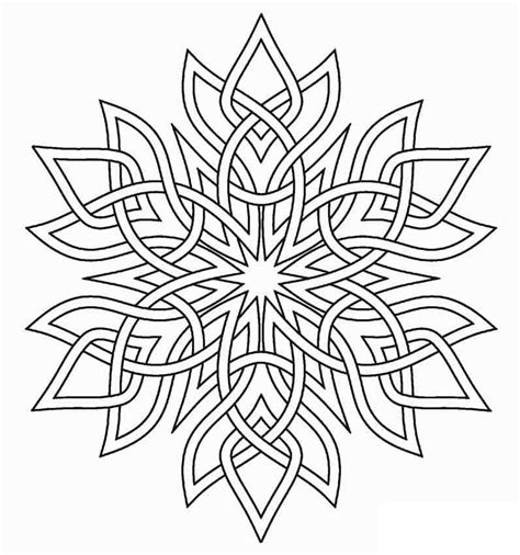 Desenhos De Floco De Neve Maravilhoso Para Colorir E Imprimir