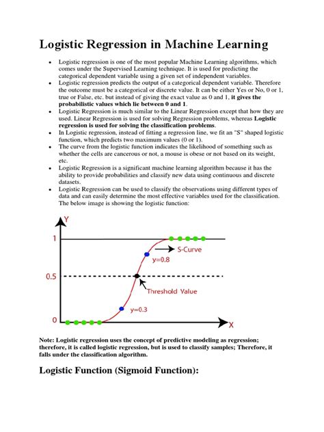 logistic regression pdf logistic regression regression analysis
