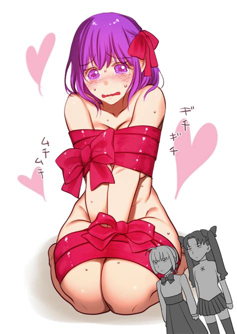 Artoria Pendragon Saber Tohsaka Rin And Matou Sakura Fate And