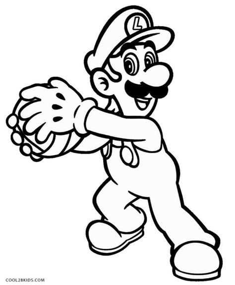 Desenhos de Luigi para colorir Páginas para impressão grátis