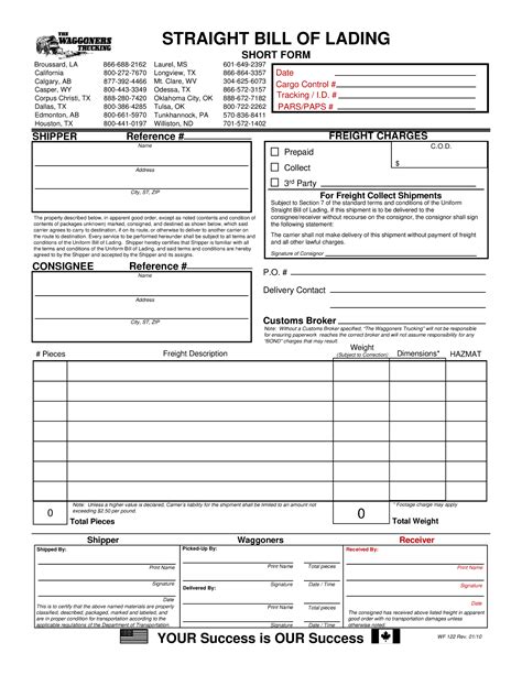 Waybill Vs Bill Of Lading Understanding The Difference Vector