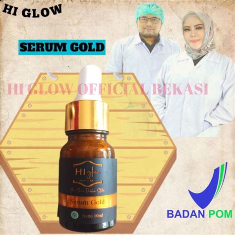 Serum Penghilang Flek Hitam Dan Glowing Serum Gold Hi Glow Skin