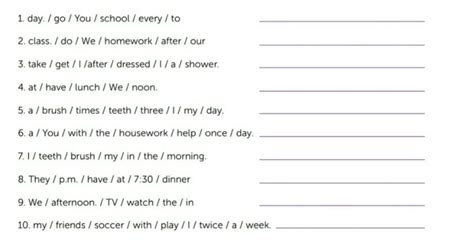 Ordena Las Palabras En Ingles Brainly Lat