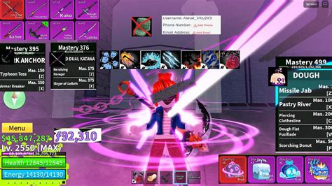 Blox Fruits DOUGH Awakening Lv MAX Cyborg V4T10