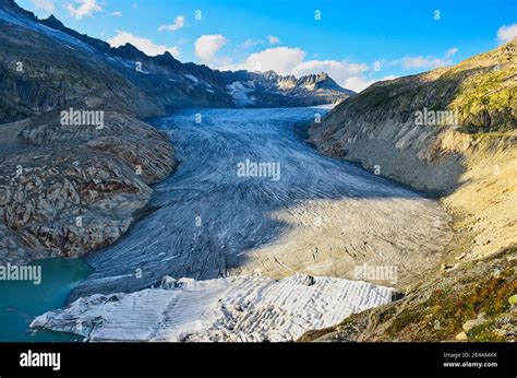 Switzerland Rhone Glacier Furkapass Grimselpass Hi Res Stock