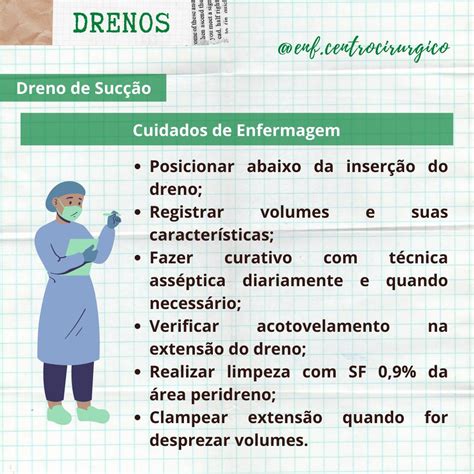 Drenos Curso Tecnico De Enfermagem Clinica Cirurgica Centro