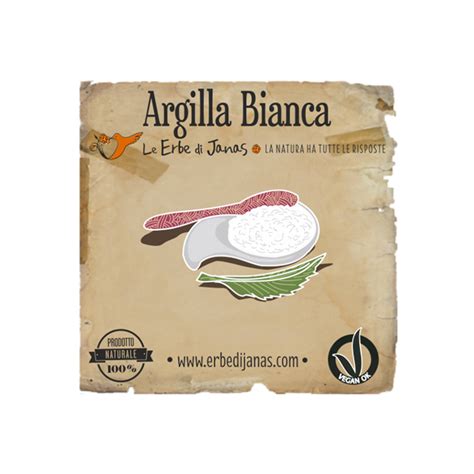 Argilla Bianca Caolino G Le Erbe Di Janas Secondo Natura