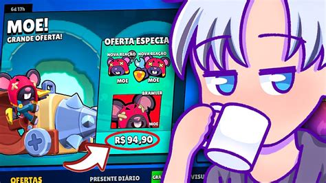 O NOVO BRAWLER MOE já está no BRAWL STARS e ele é simplesmente PERFEITO
