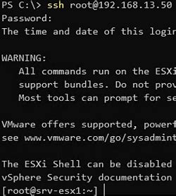 Enable Ssh On Vmware Esxi Host Windows Os Hub